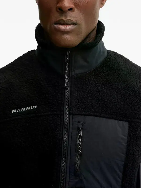 MAMMUT Fleece Zip-up Vest - Black