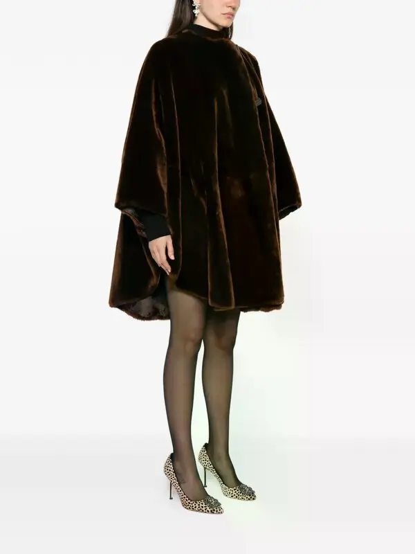 A.N.G.E.L.O. VINTAGE CULT 1980s Faux Fur Cape
