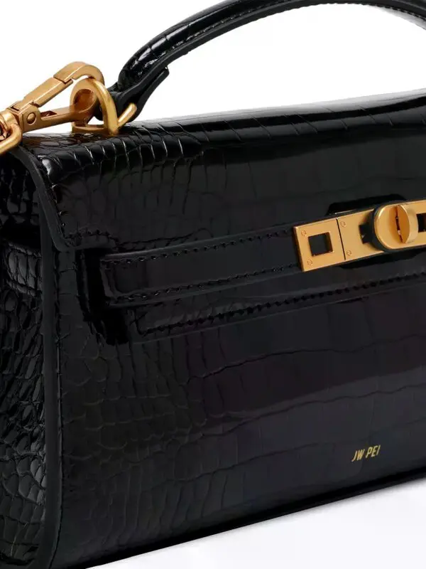 Jw Pei Croc-effect Top-handle Bag