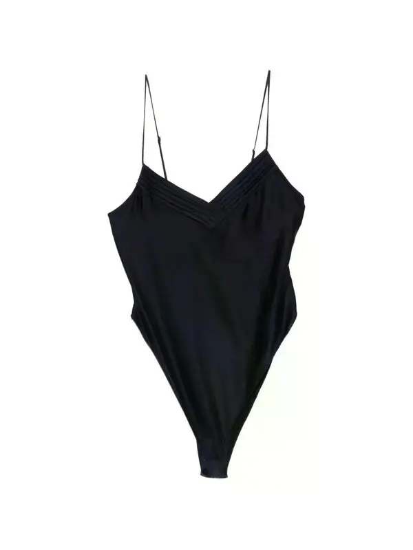 FORTE_FORTE V-neck Sleeveless Top - Black