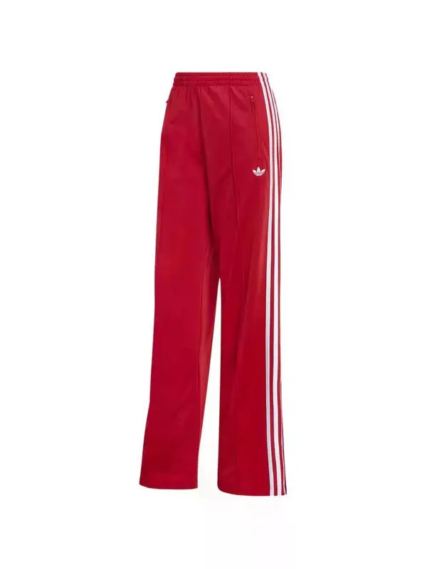 Adidas Firebird Stripe Split Track Pants - Red
