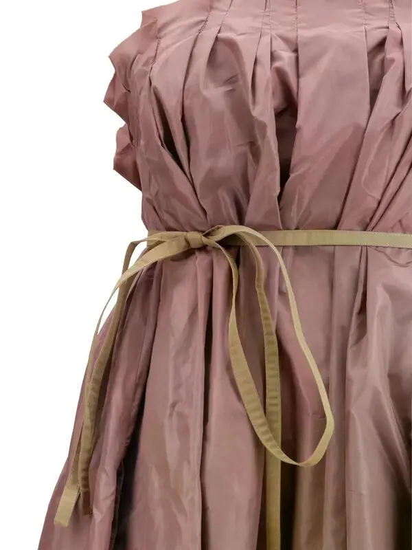 DI STAVNITSER Gathered Tie-waist Maxi Dress