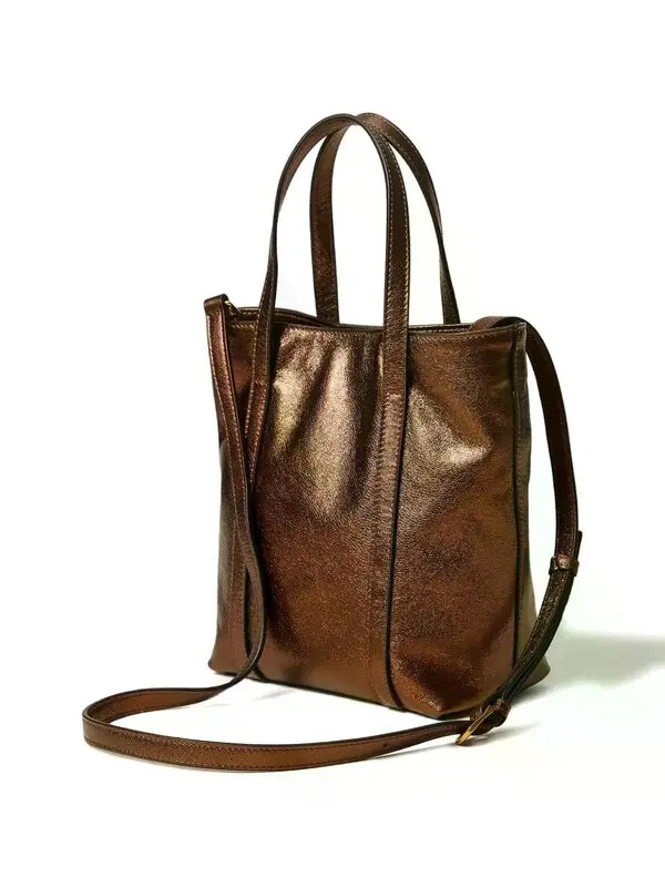 TWINSET Detachable Chain Detail Tote Bag - Brown