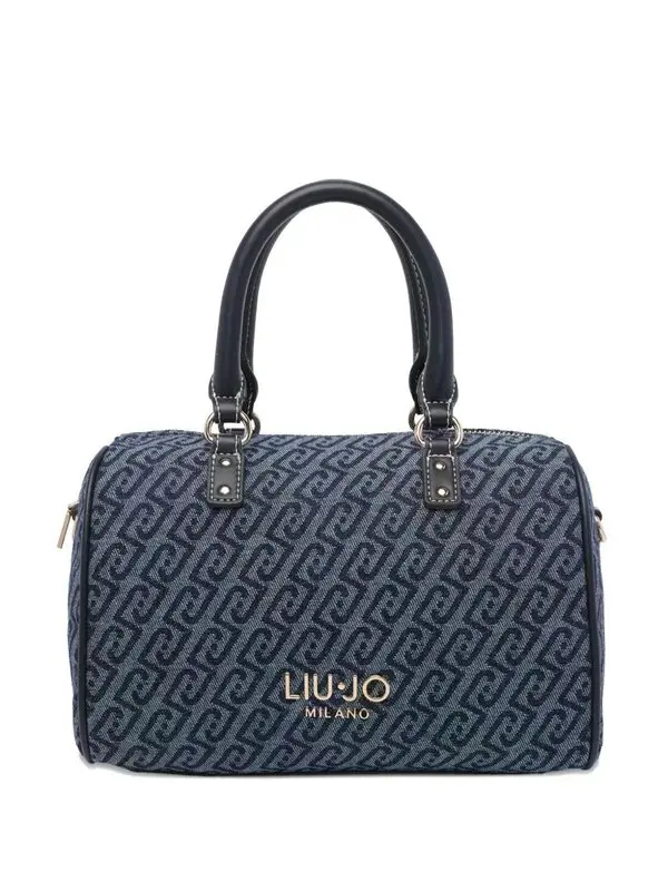 Liu Jo Logo Pattern Tote Bag - Blue