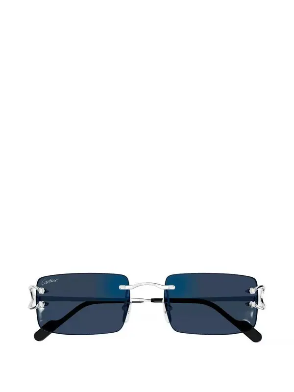 Cartier C-motif Rectangle-frame Sunglasses