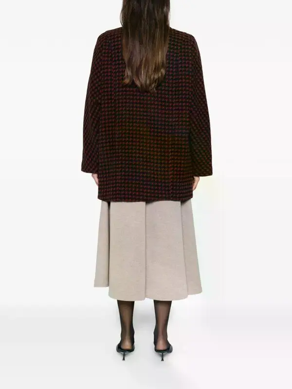 A.N.G.E.L.O. VINTAGE CULT 1980s Houndstooth Double-breasted Coat