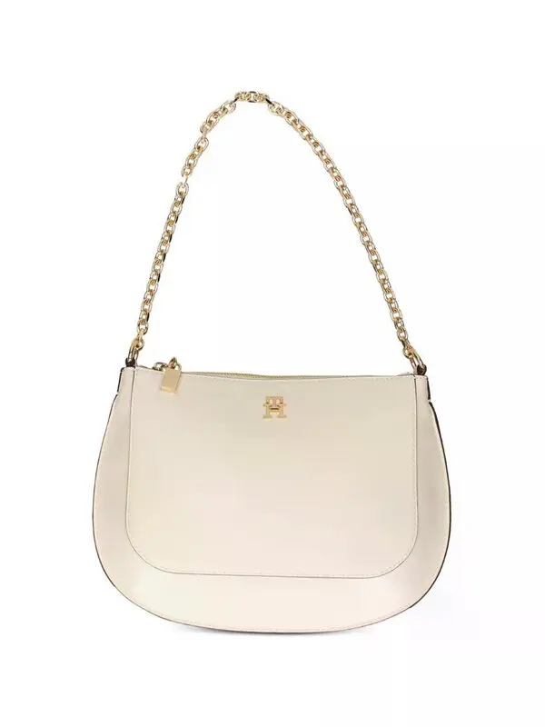 Tommy Hilfiger Logo Chain Shoulder Bag - Neutrals