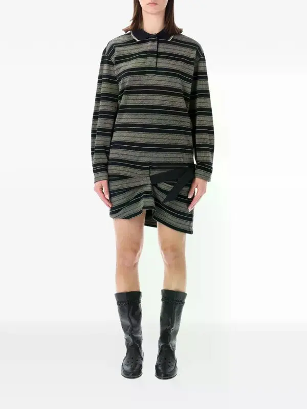 MARANT ETOILE Isea Polo Mini Dress - Grey