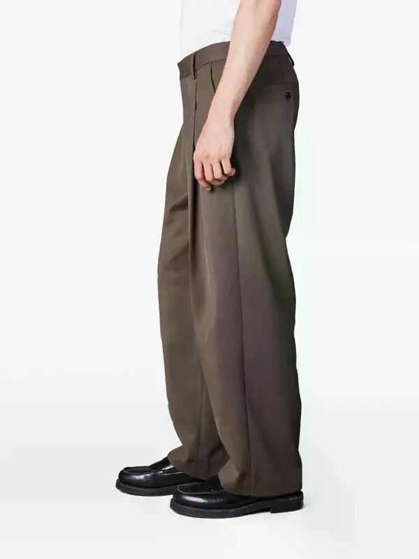 Nn07 Kay Pleated Trousers - Brown
