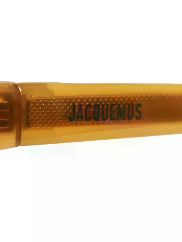 Jacquemus Oval Frame Sunglasses - Orange