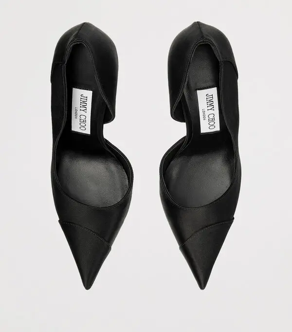 JIMMY CHOO Brigitte 120 Satin Pointed Toe Stiletto Pumps