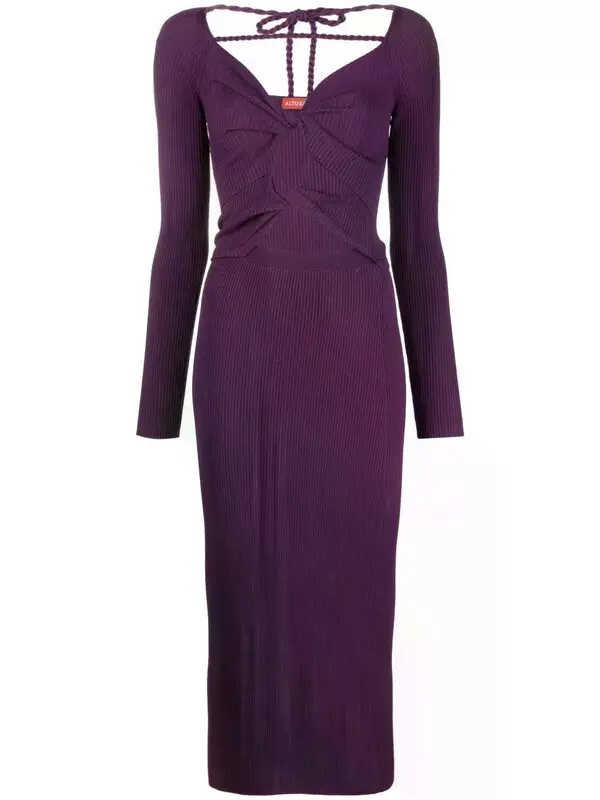 Altuzarra Cut-out Long-sleeve Maxi Dress