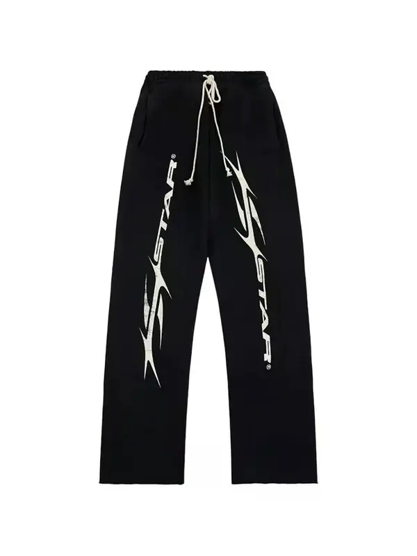 HELLSTAR Flame Track Pants - Black