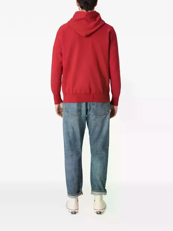 FORTELA Hoodie With Kangaroo Pocket - Red