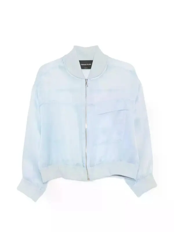 Fabiana Filippi Bomber Jacket - Blue
