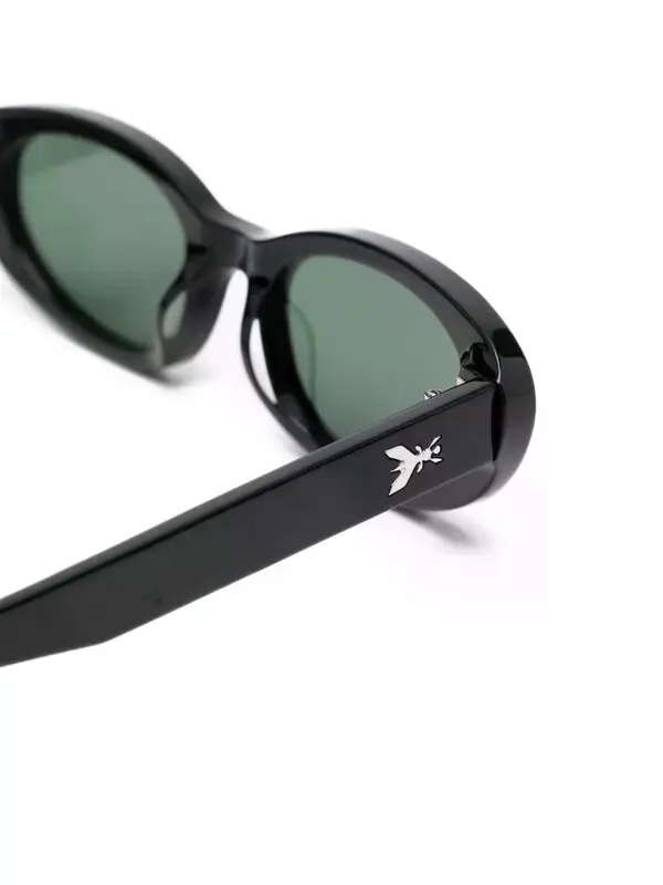 Patrizia Pepe Oval Frame Sunglasses - Black