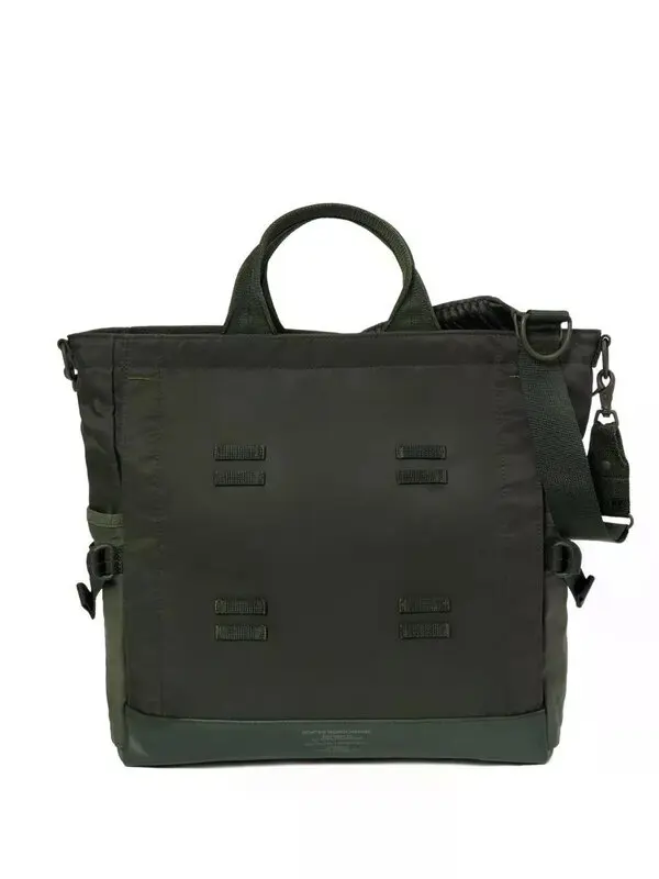 PORTER-YOSHIDA & CO Appliqué Top Handle Tote Bag - Green