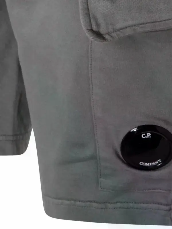 C.P. COMPANY Light Fleece Cargo Lens Sweatshorts