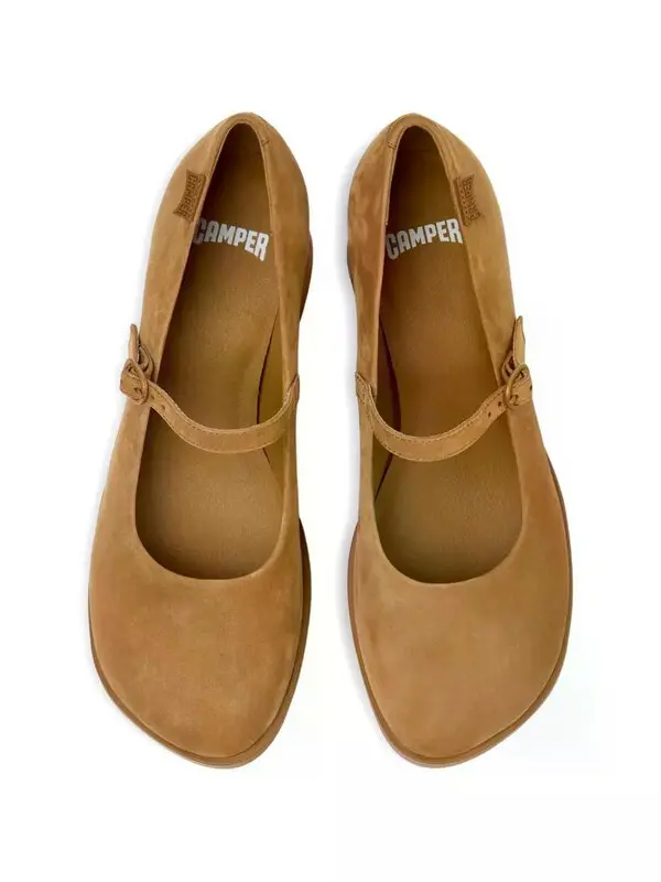 Camper Kora Buckle Pumps With Floral Motif Sole