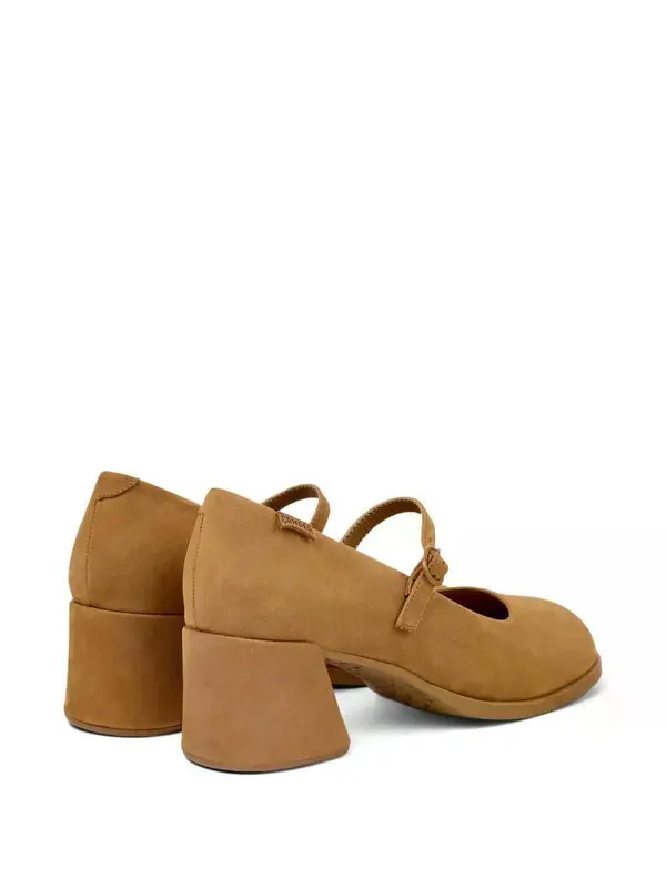 Camper Kora Buckle Pumps With Floral Motif Sole