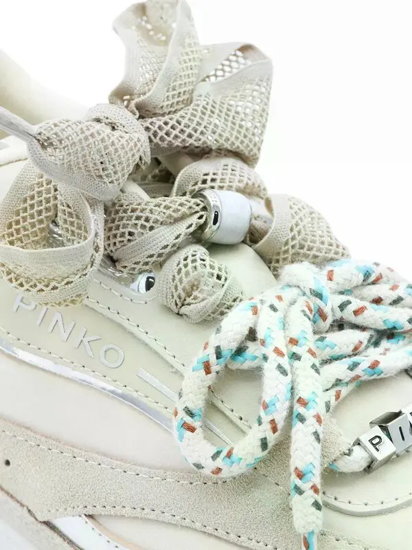 Pinko Rope-lace Sneakers With Metallic Detailing
