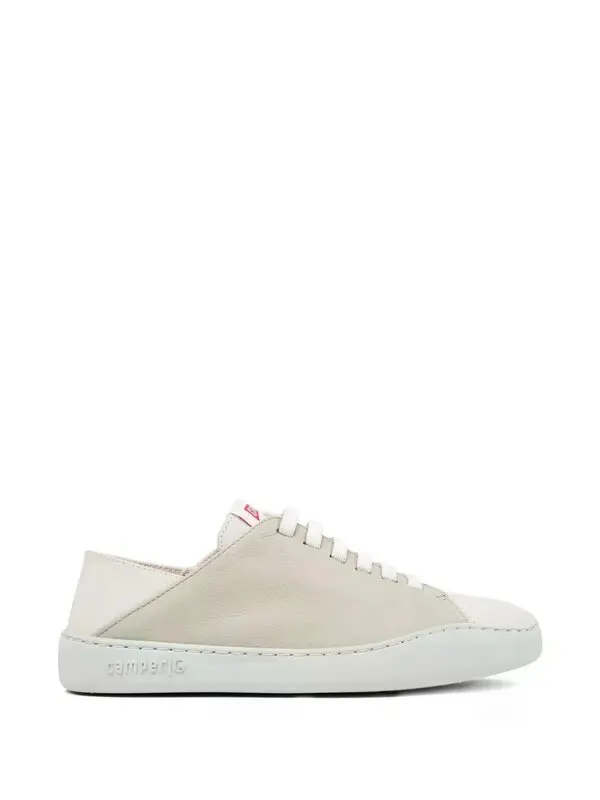 Camper Twins Logo Detail Lace Up Sneakers - Neutrals