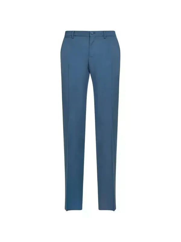Dolce & Gabbana Tailored Button Trousers - Blue