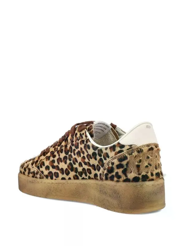 GOLDEN GOOSE Leopard Print Star Detail Trainers