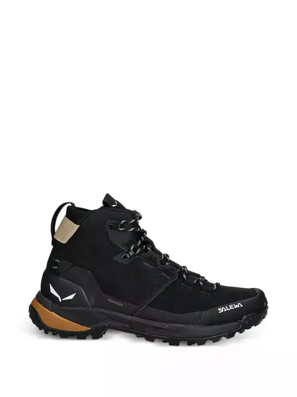 SALEWA Logo Print Performance Footwear - Black
