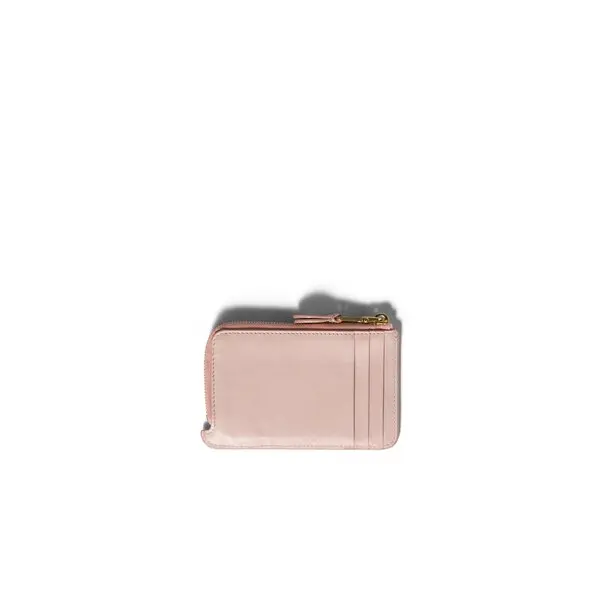 Miu Miu Nappa Leather Envelope Card Holder - Peach
