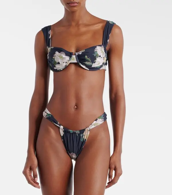 MONTCE Liz Floral Bikini Top