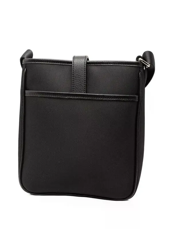 Burberry Nova Check Trimmed Canvas Crossbody Bag