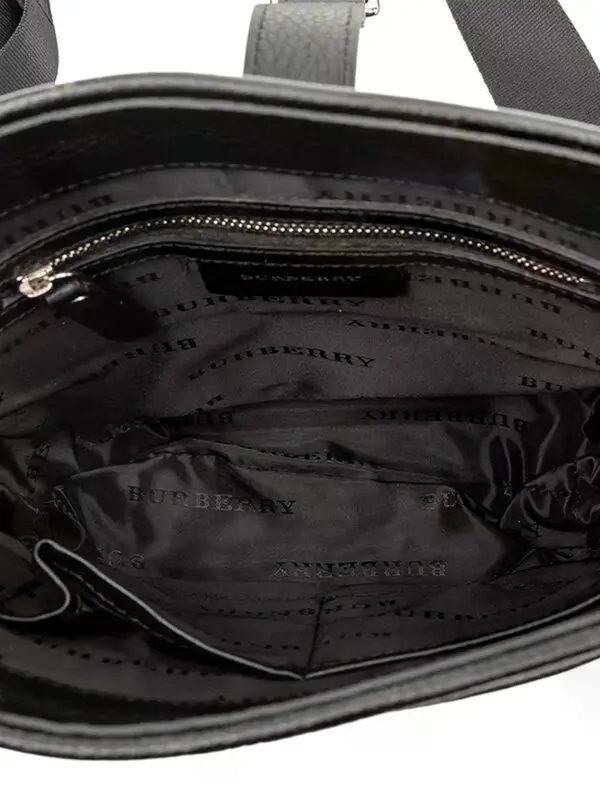 Burberry Nova Check Trimmed Canvas Crossbody Bag