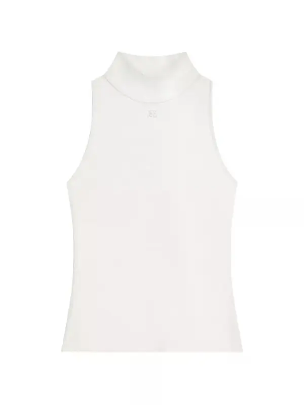 COURREGES Heritage Knitted Vest - White