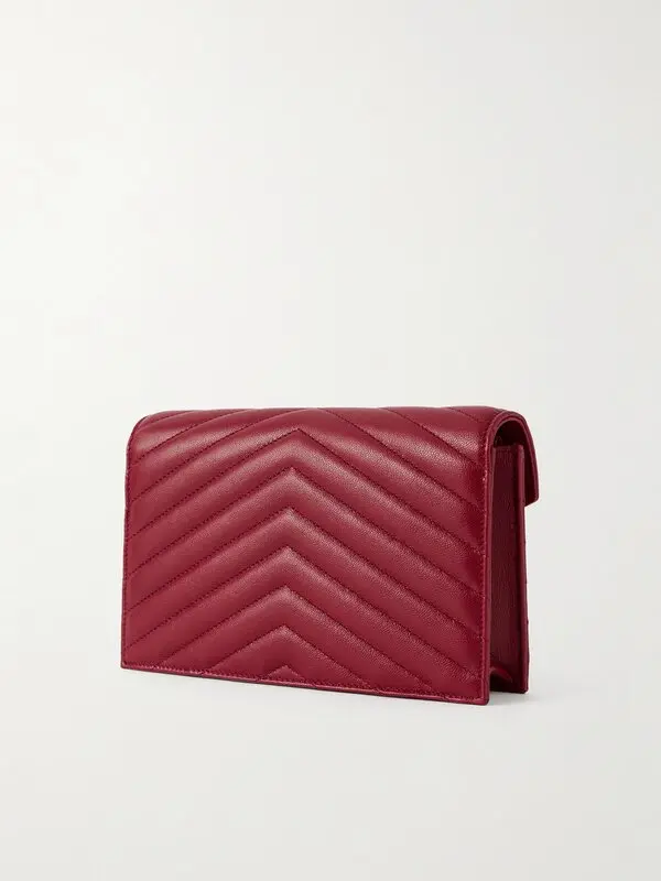 Saint Laurent Cassandre Mini Matelassé Leather Shoulder Bag
