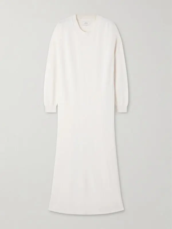 Loulou De Saison Lucy Silk And Linen-blend Maxi Dress