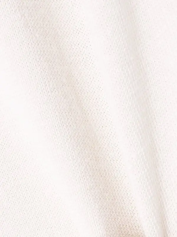 Loulou De Saison Lucy Silk And Linen-blend Maxi Dress