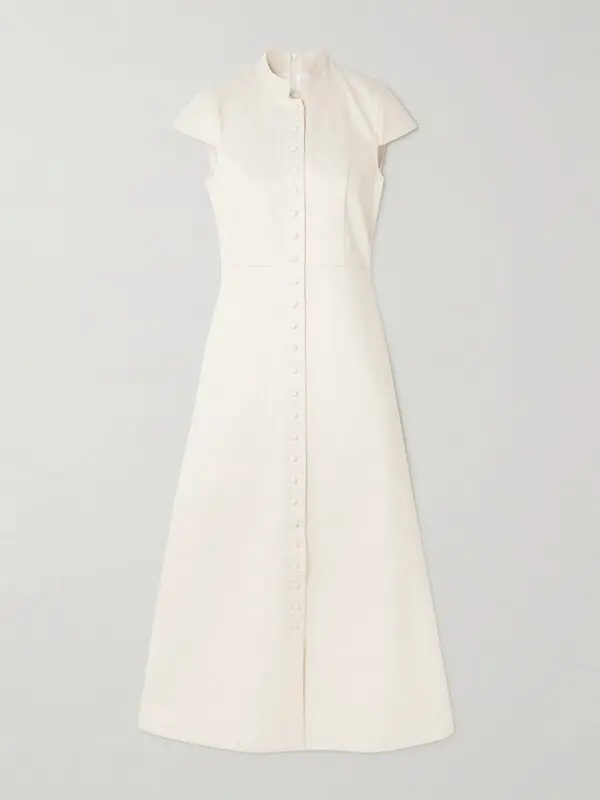 DESTREE Amaoko Denim Midi Dress - Neutrals