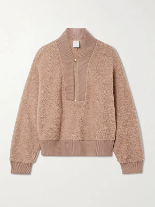 Varley Mumford Recycled-fleece Half-zip Sweatshirt