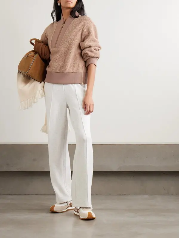 Varley Mumford Recycled-fleece Half-zip Sweatshirt