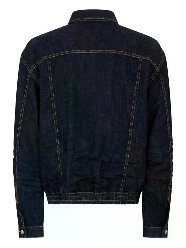 Dsquared2 Dark Wash Drawstring Denim Jacket