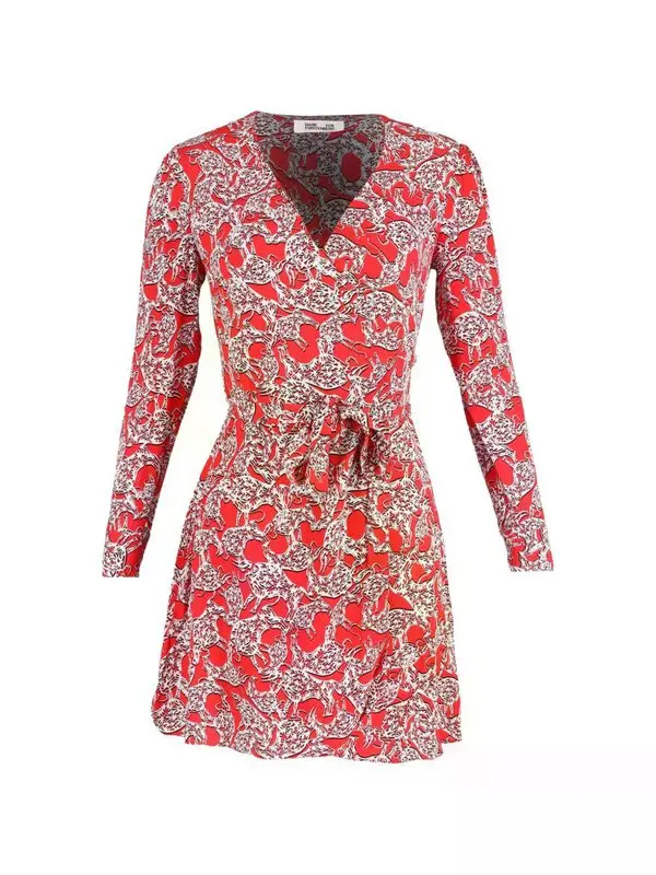 Diane Von Furstenberg Wrap Dress - Red