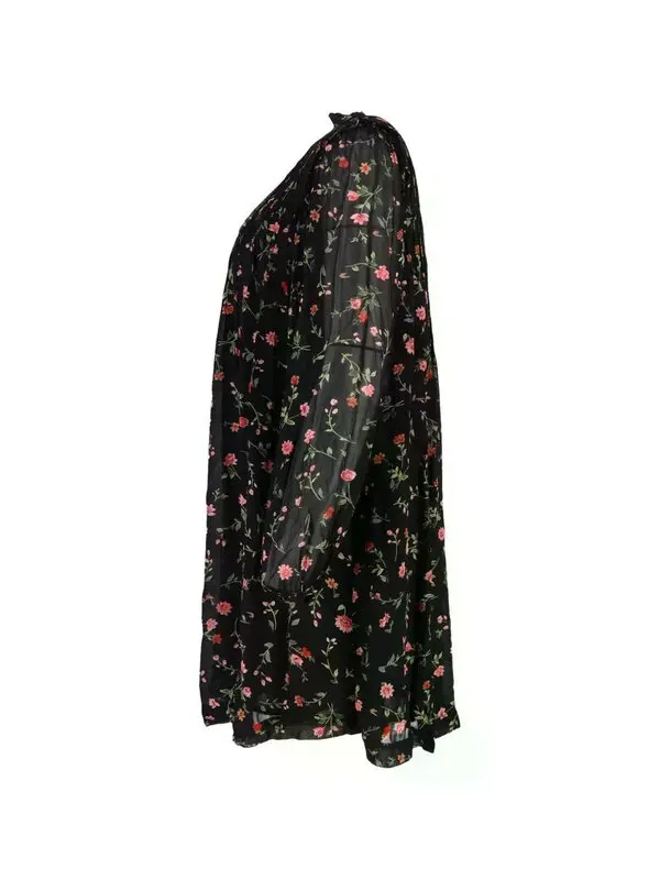 GANNI Floral Print Mini Dress