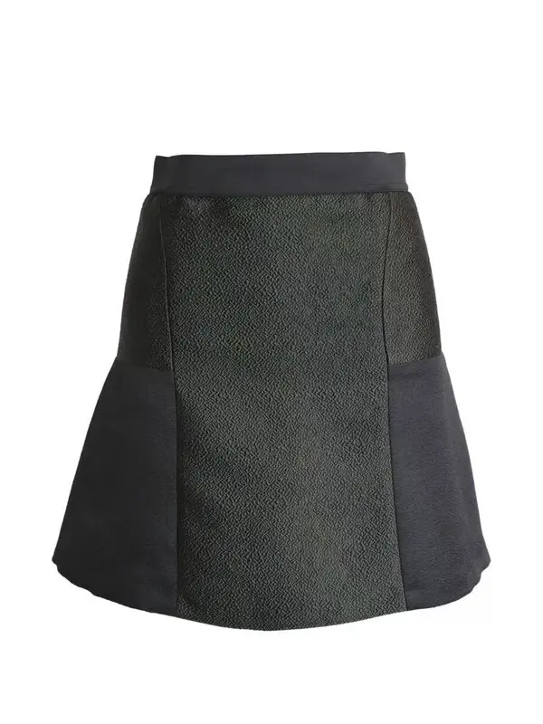 Sandro Flared Mini Skirt With Zip Fastening