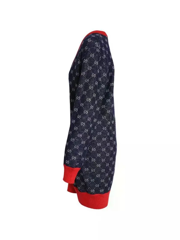 Gucci Gg Pattern Knitted Dress