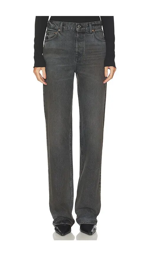 GRLFRND Bella Cinch Low Rise Boyfriend Denim