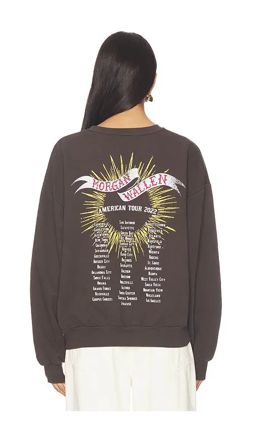 Daydreamer Classic Eagle Oversized Crew Sweatshirt