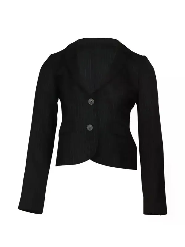JOSEPH Wool Pinstripe Skirt Set - Black