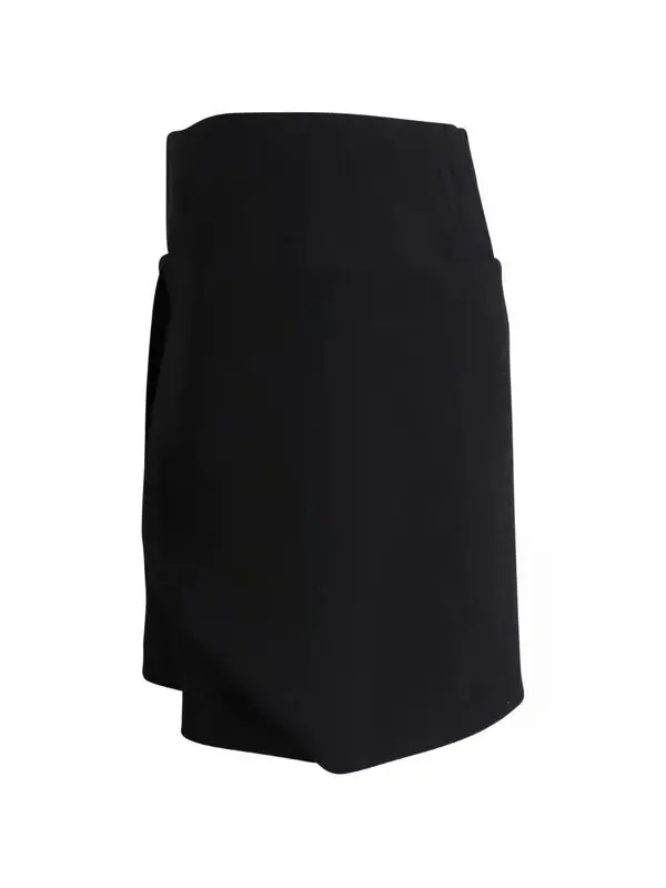 Balenciaga Overlapping Detail Mini Skirt