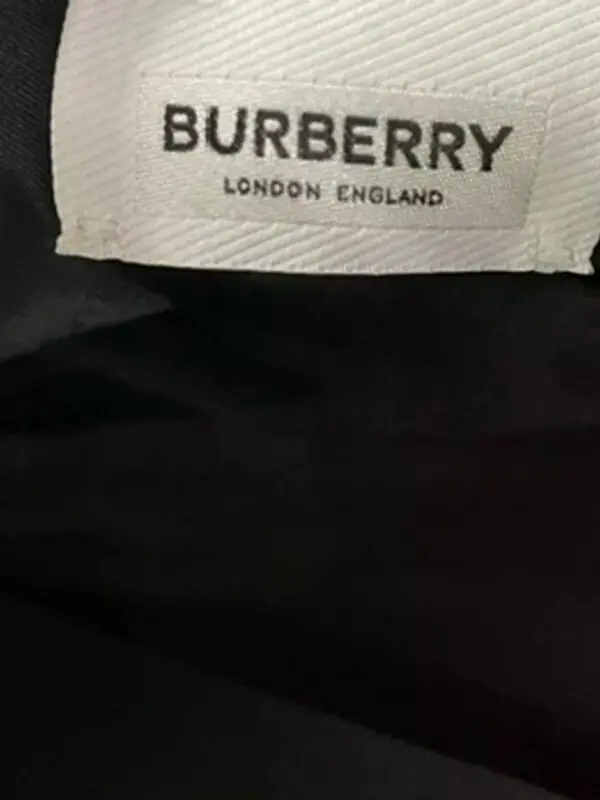 Burberry Tailored Wool Trousers - Black